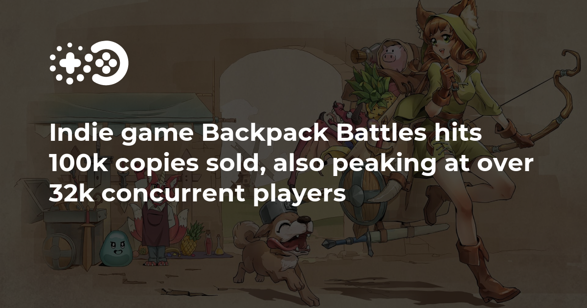 Indie game Backpack Battles hits 100k copies sold, also peaking at over ...