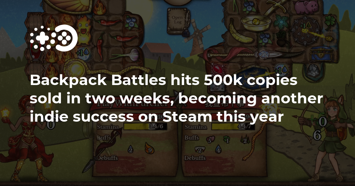Backpack Battles hits 500k copies sold in two weeks, becoming another ...