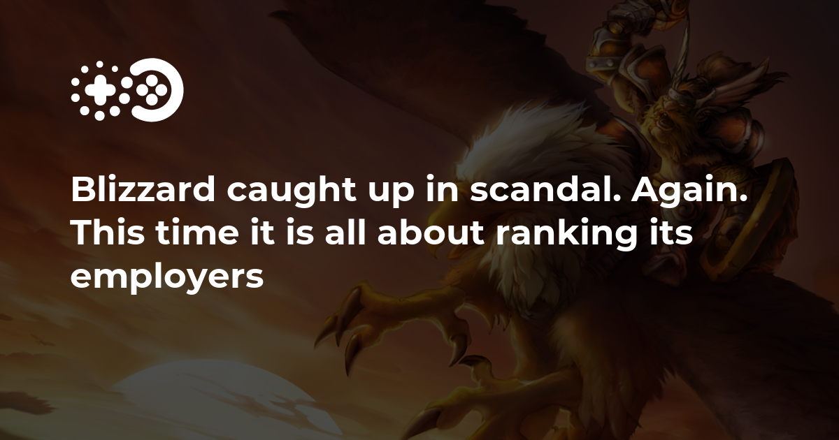 Blizzard caught up in scandal. Again. This time it is all about ranking ...