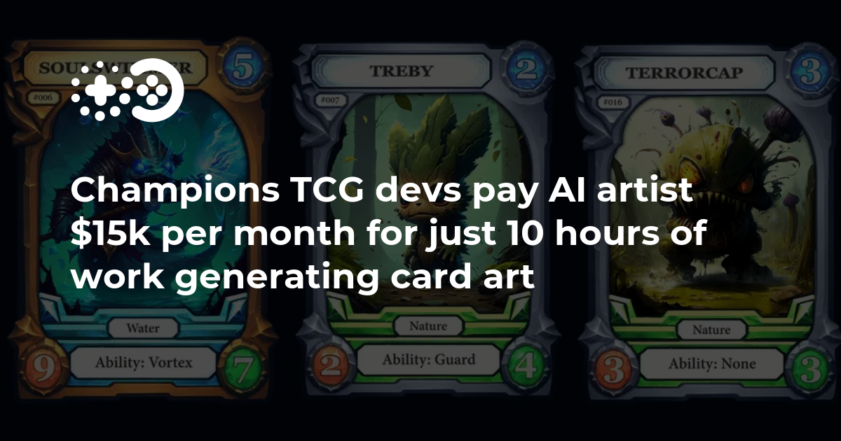 Champions TCG devs pay AI artist $15k per month for just 10 hours of ...
