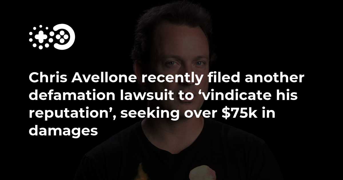 Chris Avellone recently filed another defamation lawsuit to ‘vindicate his reputation’, seeking ...