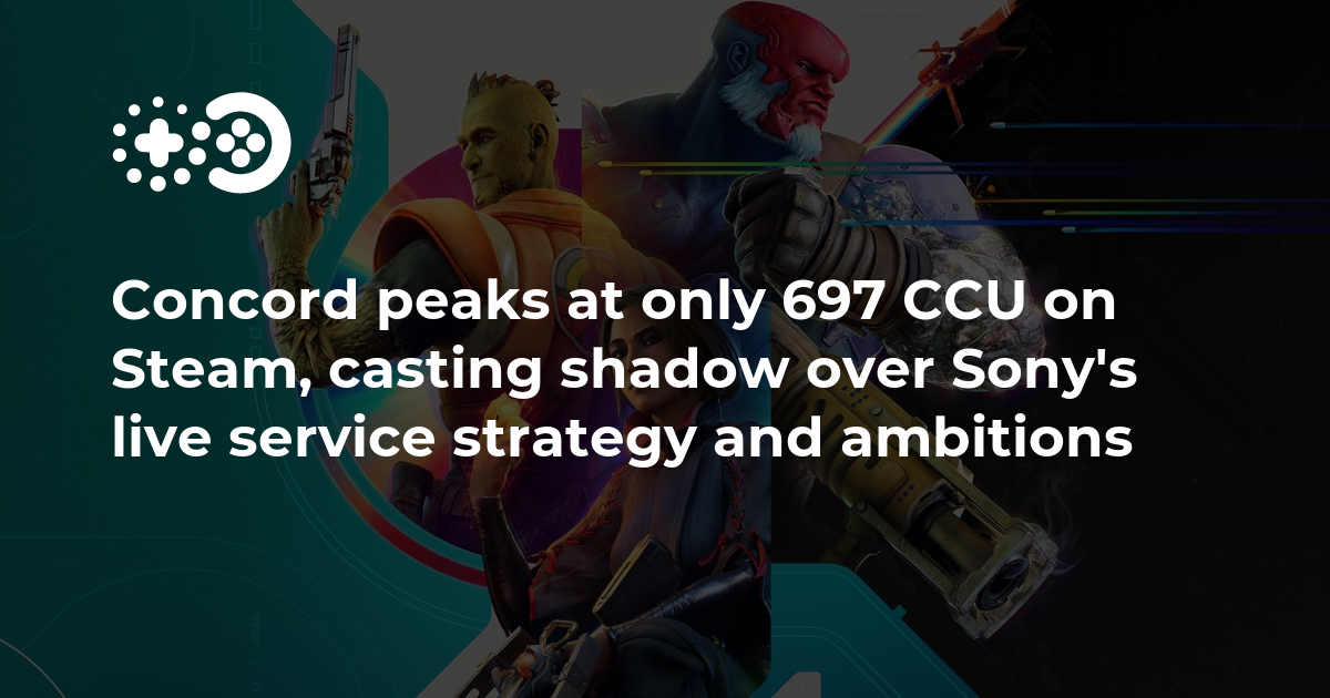 Concord peaks at only 697 CCU on Steam, casting shadow over Sony’s live ...