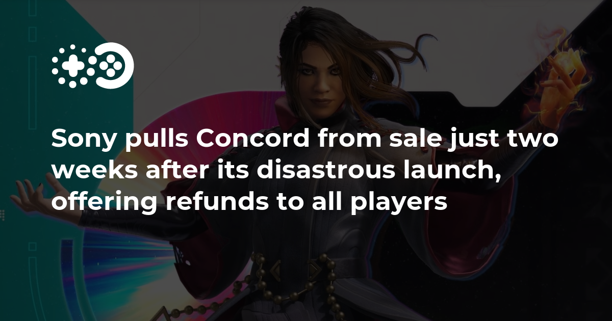 Sony pulls Concord from sale just two weeks after its disastrous launch ...