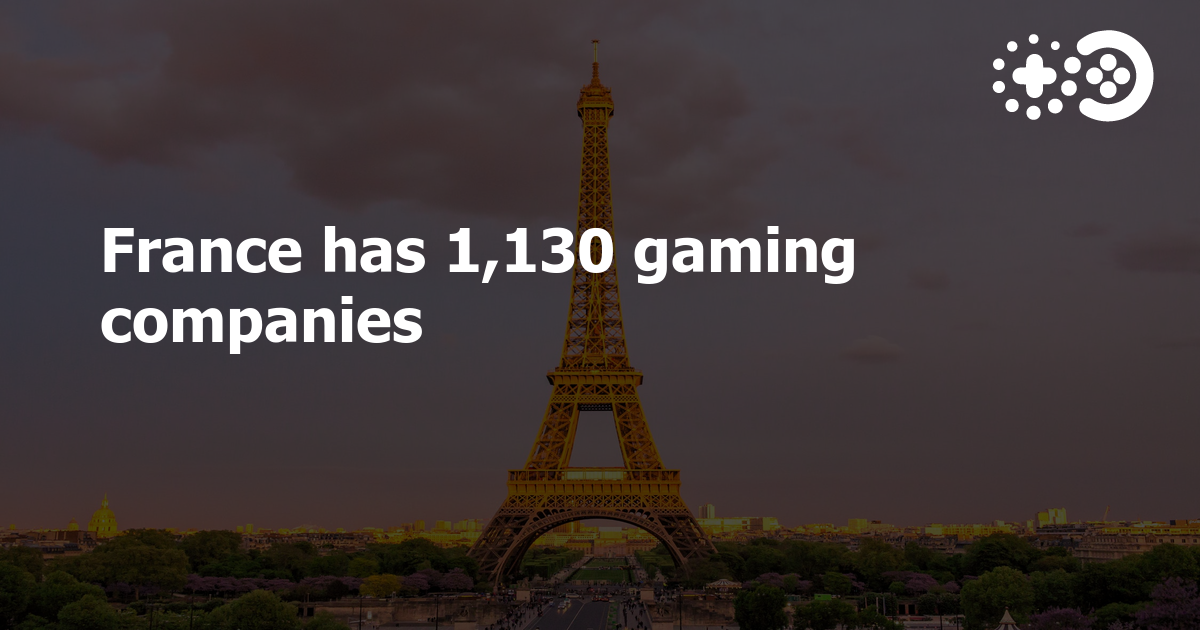 France has 1,130 gaming companies | Game World Observer