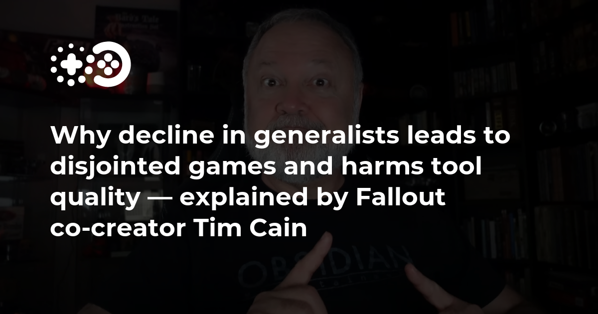 Why decline in generalists leads to disjointed games and harms tool ...