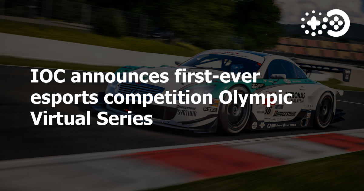 IOC announces first-ever esports competition Olympic Virtual Series ...
