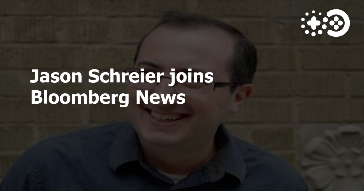 Jason Schreier joins Bloomberg News | Game World Observer