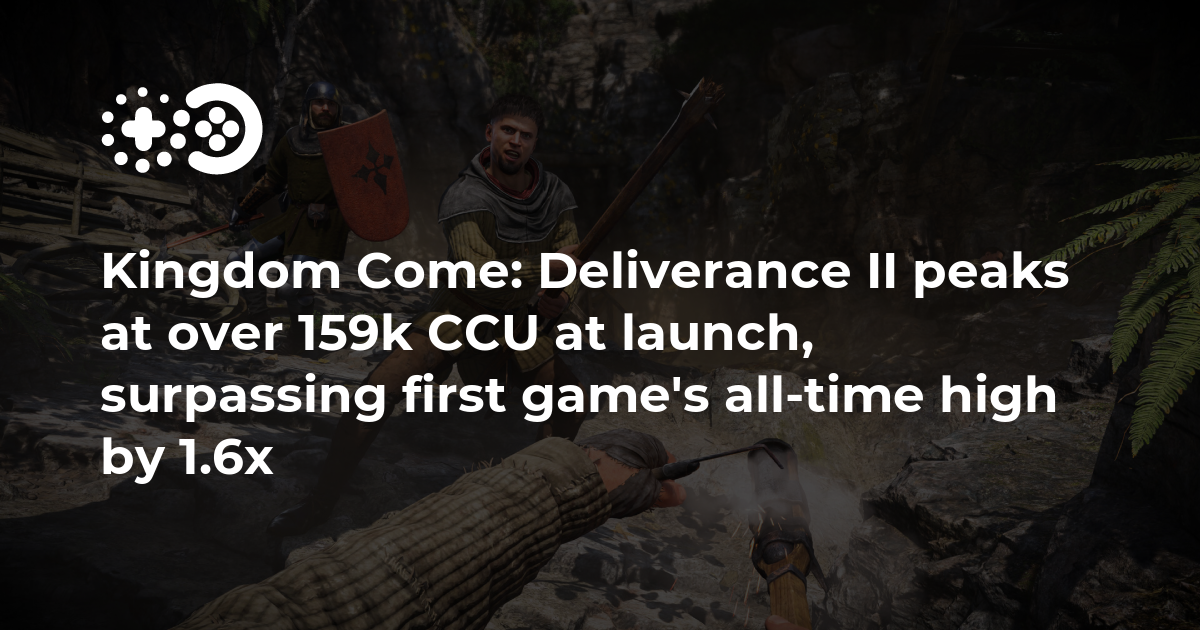 Kingdom Come: Deliverance II peaks at over 159k CCU at launch ...