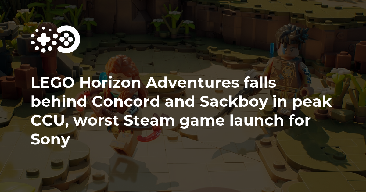 LEGO Horizon Adventures falls behind Concord and Sackboy in peak CCU ...