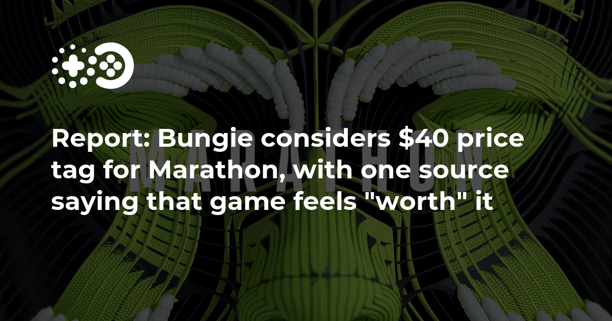 Report: Bungie considers $40 price tag for Marathon, with one source ...