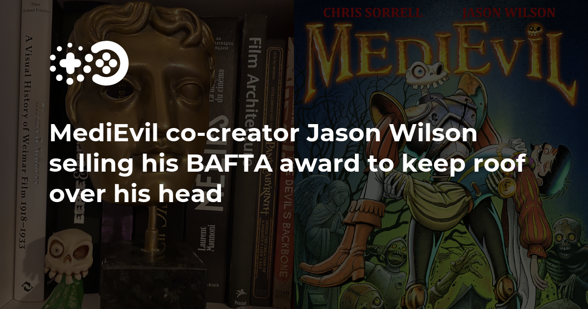 MediEvil co-creator Jason Wilson selling his BAFTA award to keep roof ...