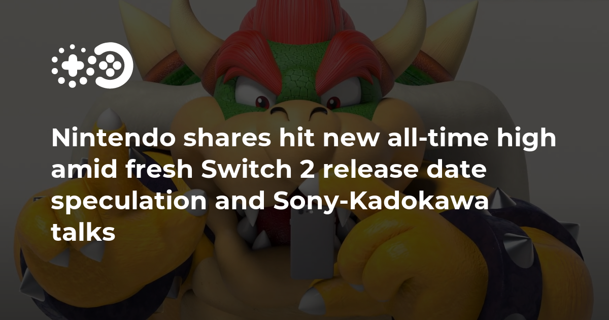 Nintendo shares hit new all-time high amid fresh Switch 2 release date ...