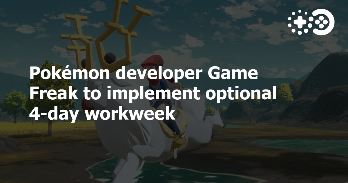 Pokémon developer Game Freak to implement optional 4-day workweek ...
