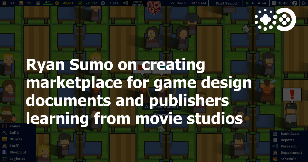 Ryan Sumo on creating marketplace for game design documents and ...