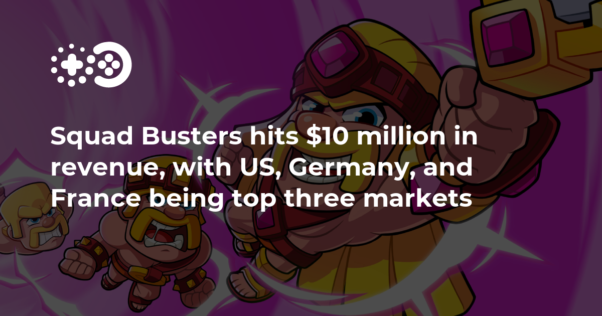 Squad Busters hits $10 million in revenue, with US, Germany, and France ...