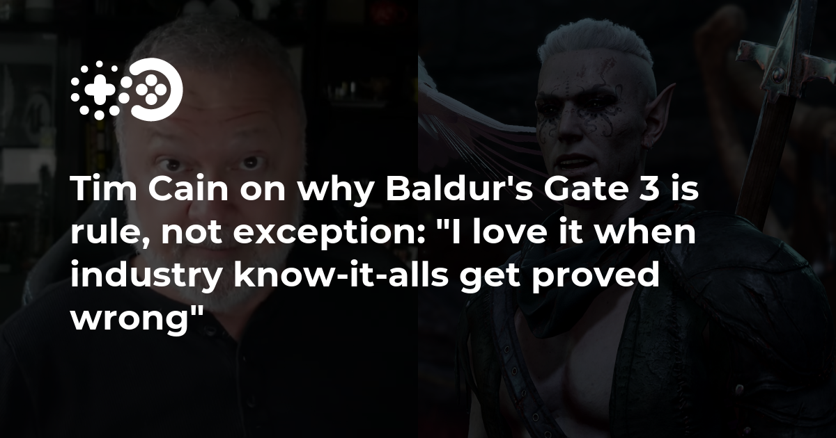 Tim Cain on why Baldur’s Gate 3 is rule, not exception: “I love it when ...
