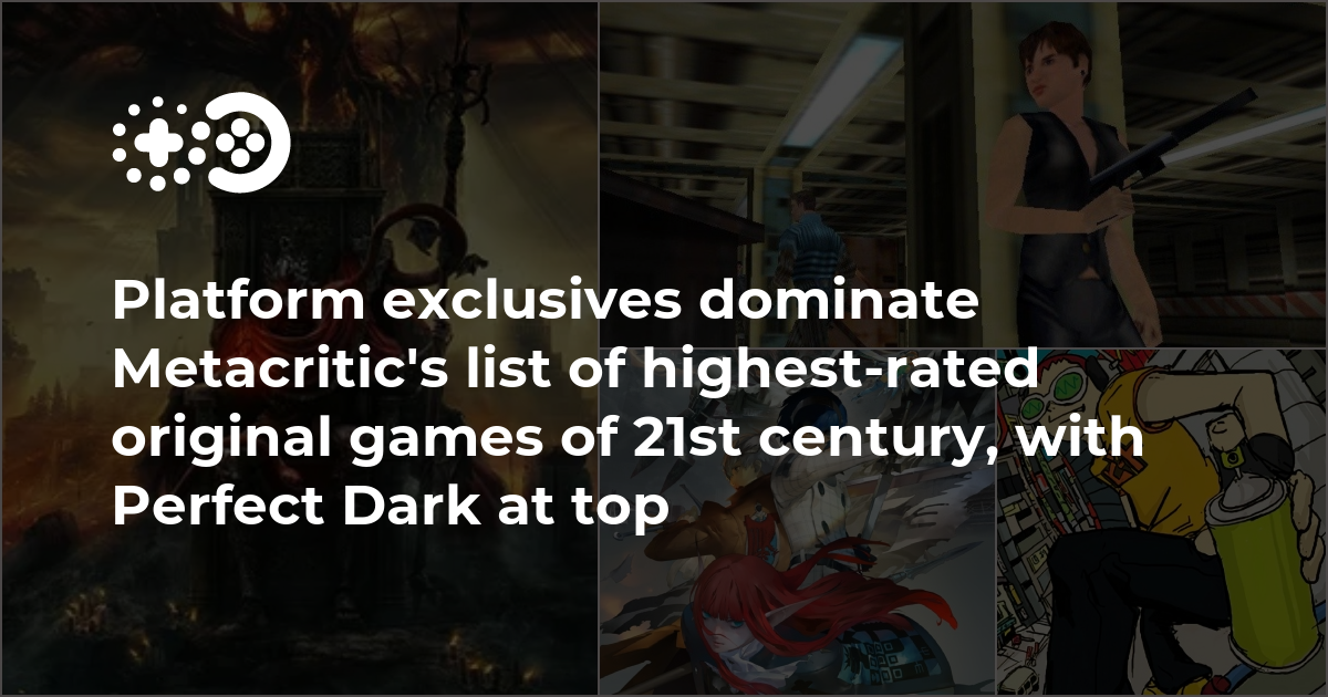 Platform exclusives dominate Metacritic’s list of highest-rated original games of 21st century ...