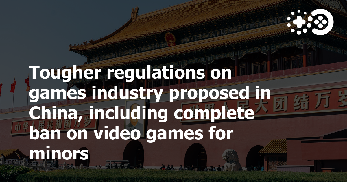 Tougher regulations on games industry proposed in China, including ...