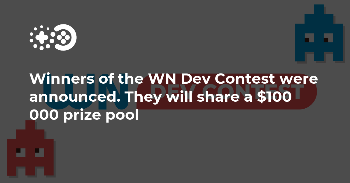Winners of the WN Dev Contest were announced. They will share a $100 ...
