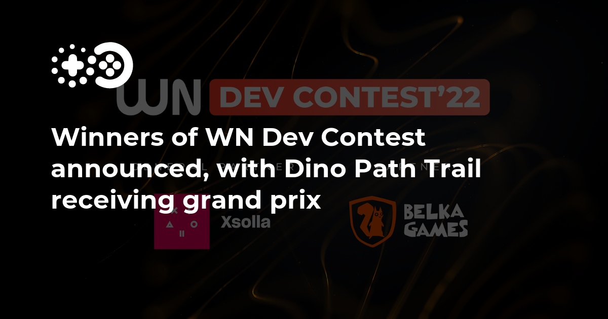 Winners of WN Dev Contest announced, with Dino Path Trail receiving ...