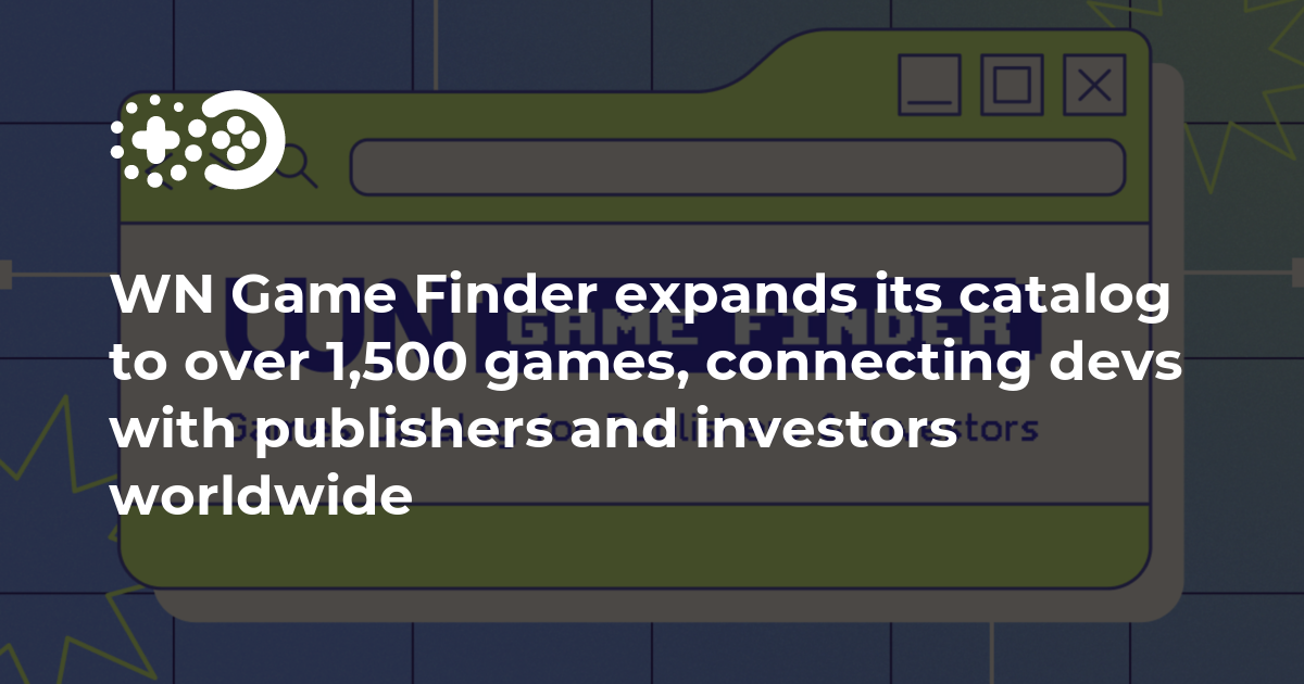 WN Game Finder expands its catalog to over 1,500 games, connecting devs ...