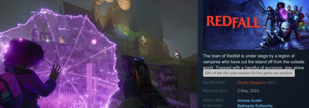 Redfall becomes Arkane’s lowest rated game, with players wondering “How did Arkane regress from ...