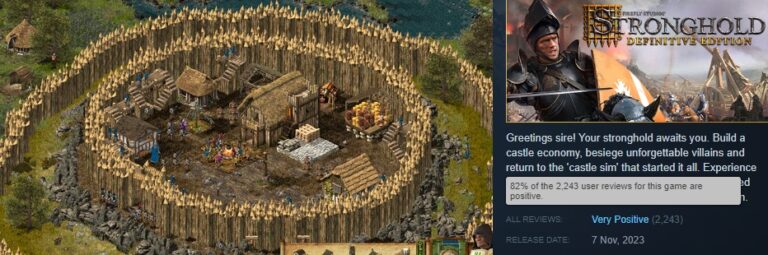 Stronghold Remastered hits 100k copies sold in less than 72 hours ...